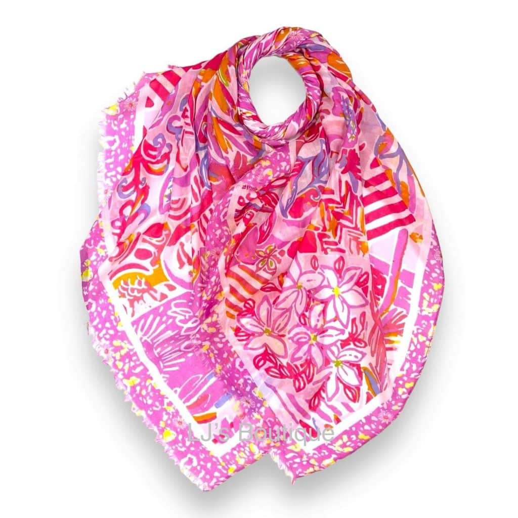 Lilly blooms scarf - LJ's Ladies Boutique