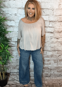 Anne wide leg jeans - LJ's Ladies Boutique